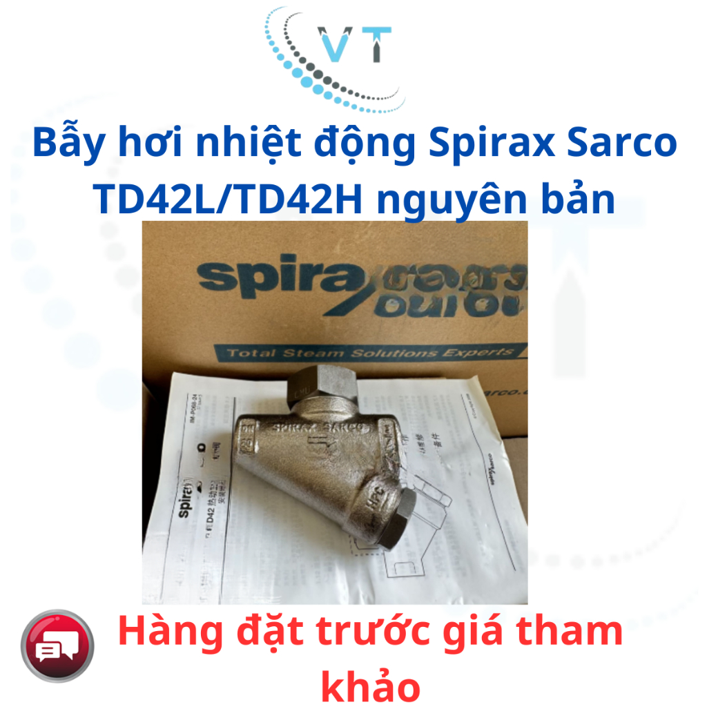 Bẫy hơi nhiệt động Spirax Sarco TD42L/TD42H nguyên bản | Shopee Việt Nam