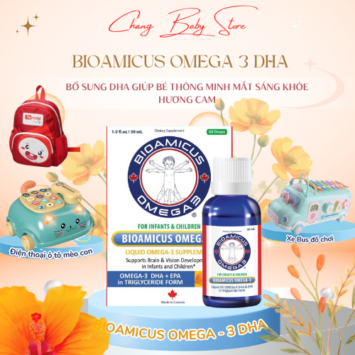BioAmicus DHA - Bé thông minh, lanh lợi và sáng mắt Chai 30ml | Shopee ...