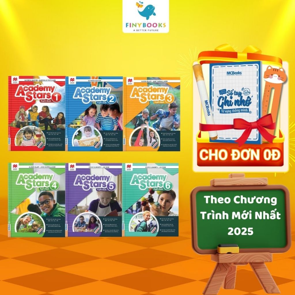 Sách - Academy Stars Pupil’s Book + Workbook - Sách học tiếng Anh cho ...