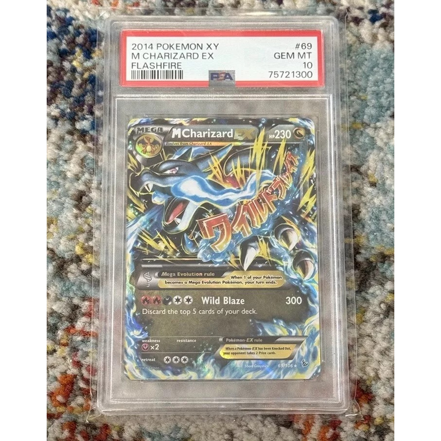 Tranh Grading Cases Pokemon PSA 10 Mega M Charizard EX 69 106 XY ...