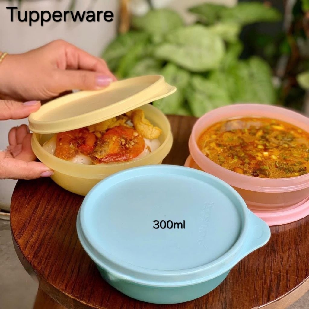 TUPPERWARE Bộ 3 bát tròn junior modular bowl 300ml, chính hãng | Shopee ...