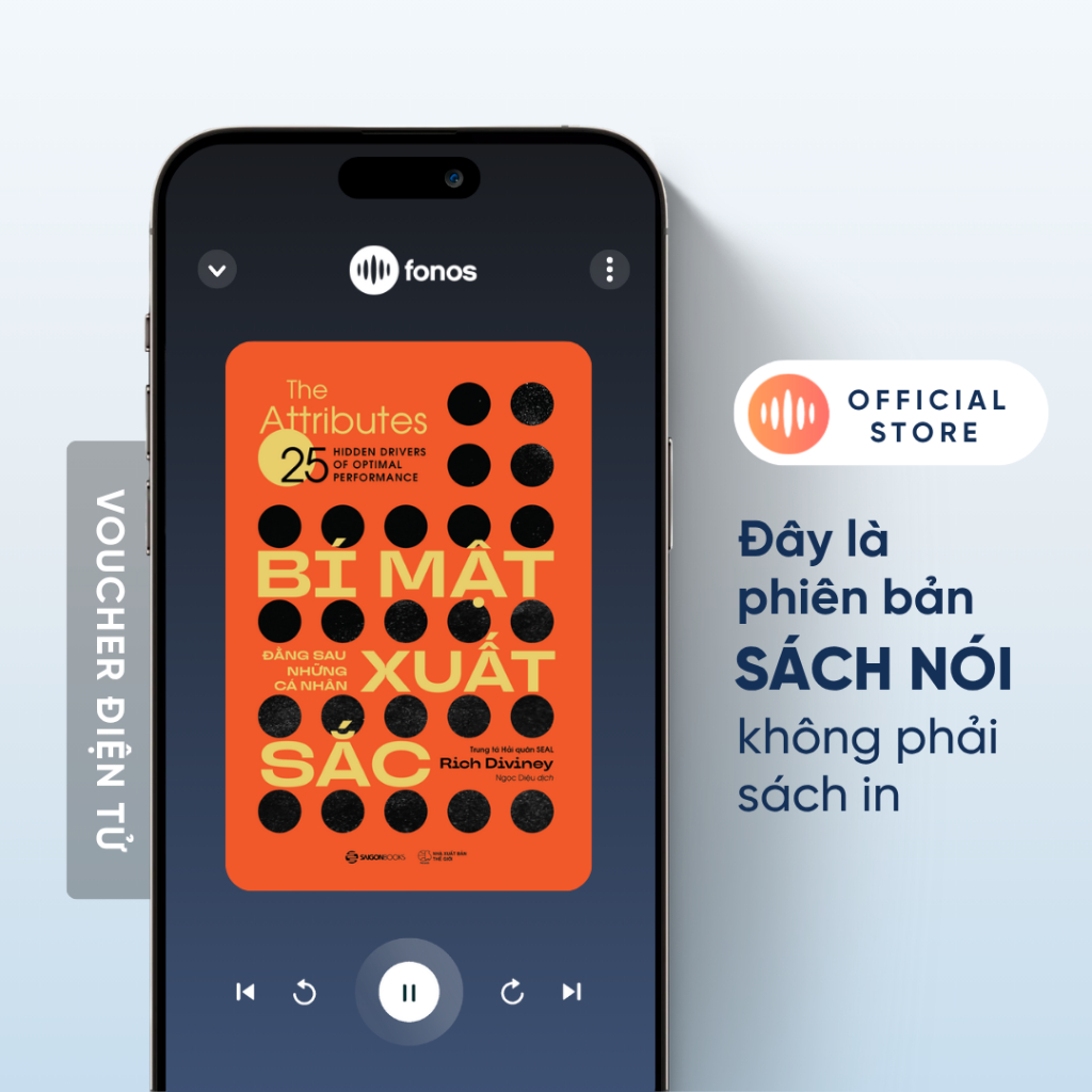 Sách nói Fonos: Bí Mật Đằng Sau Những Cá Nhân Xuất Sắc | Shopee Việt Nam