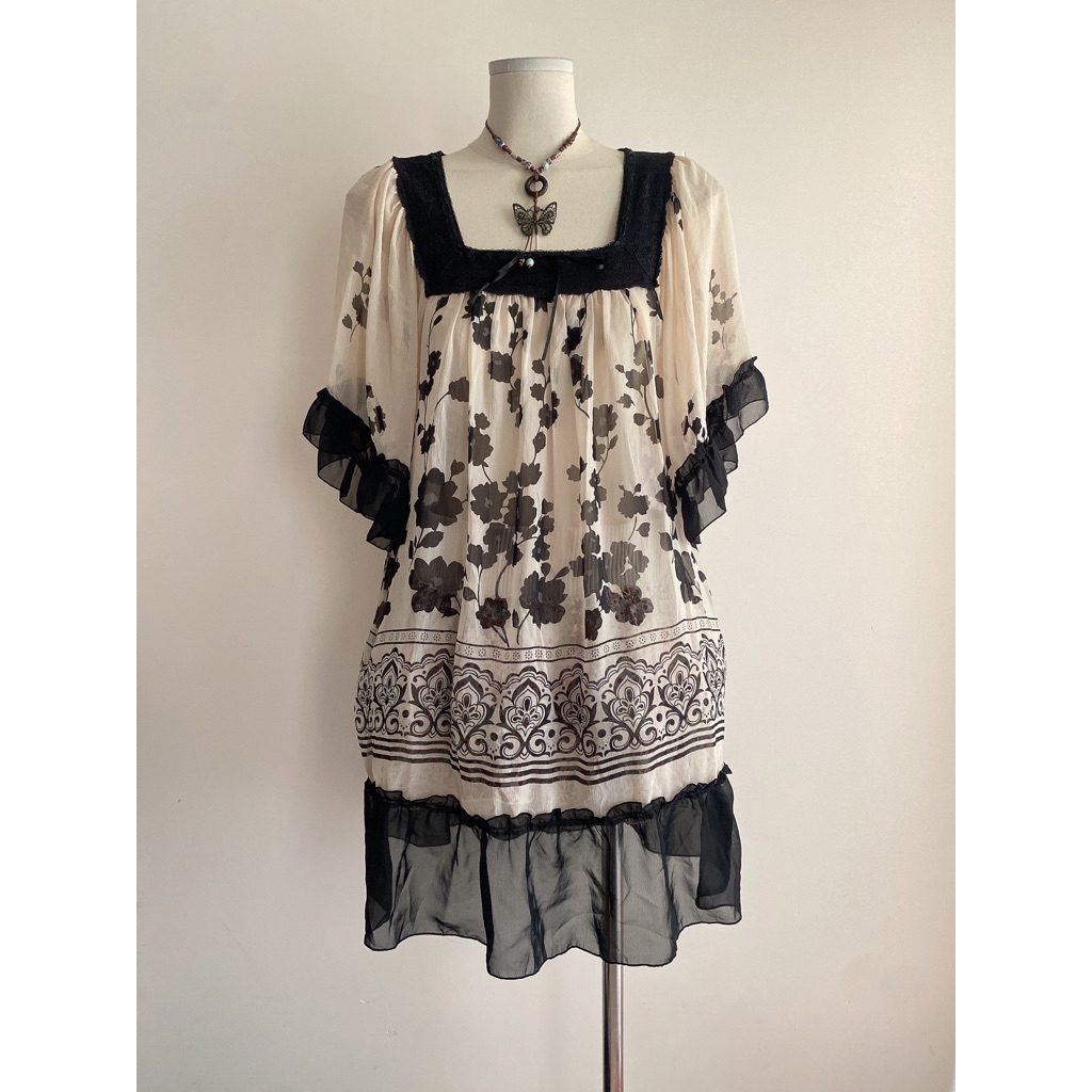 (update 9/8) 2hand Album Áo voan hoa nhí, floral phong cách shoujo ...