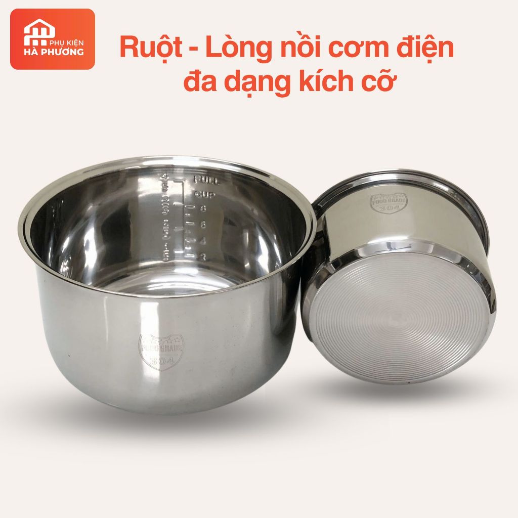 Lõi, Lòng, Ruột nồi cơm điện inox dùng cho nồi cơm 1,8L/1,2L/1L/0,8L | Shopee Việt Nam