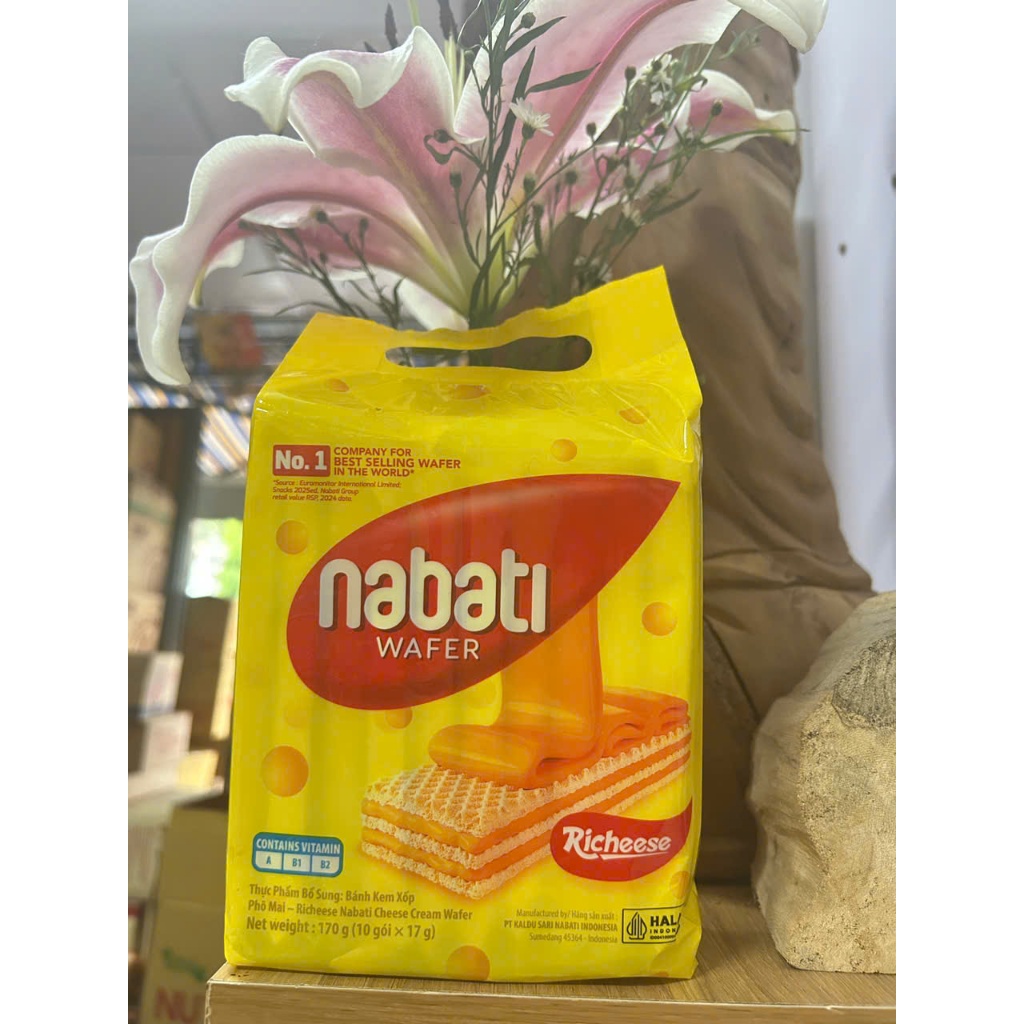 [ 3 Lốc * 10 Gói ] Bánh Nabati Phô Mai( 17g/ gói ) - NHiều Vị | Shopee ...