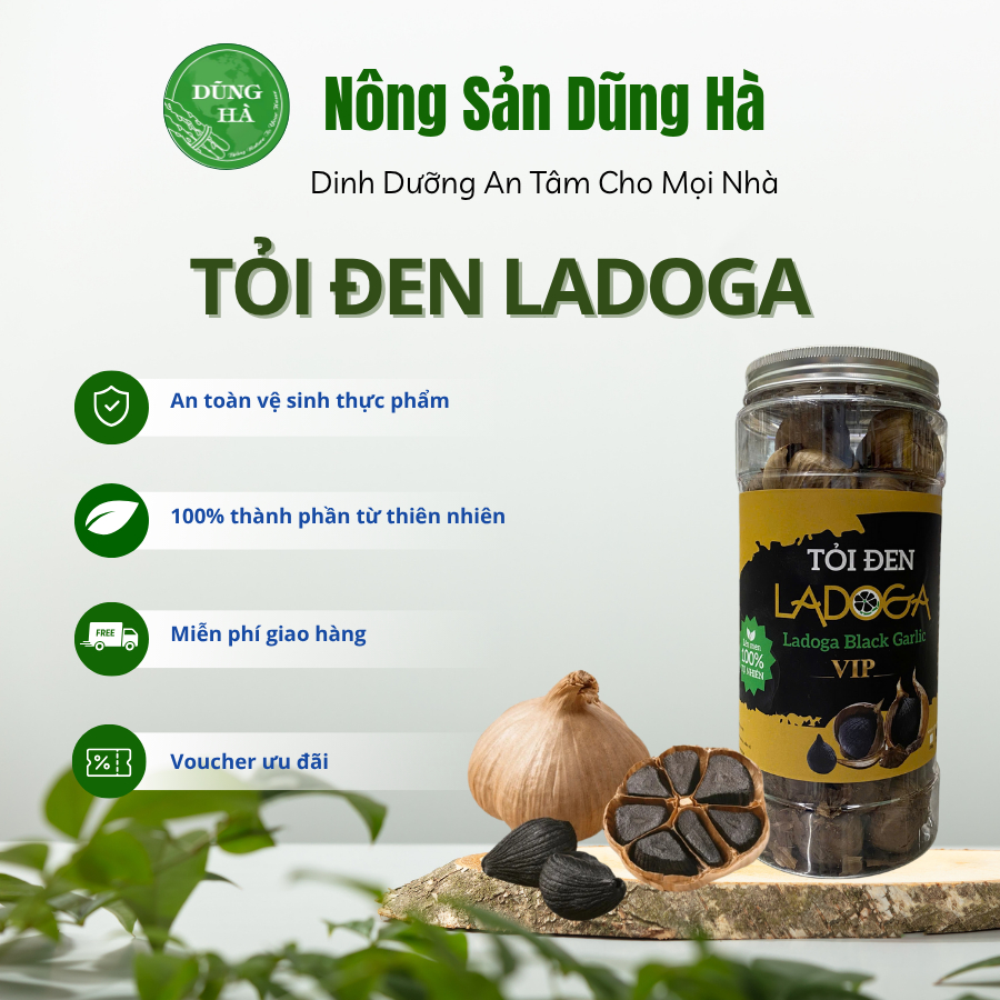 Tỏi đen Ladoga 500g lên men tự nhiên giàu dinh dưỡng-Ladoga | Shopee ...