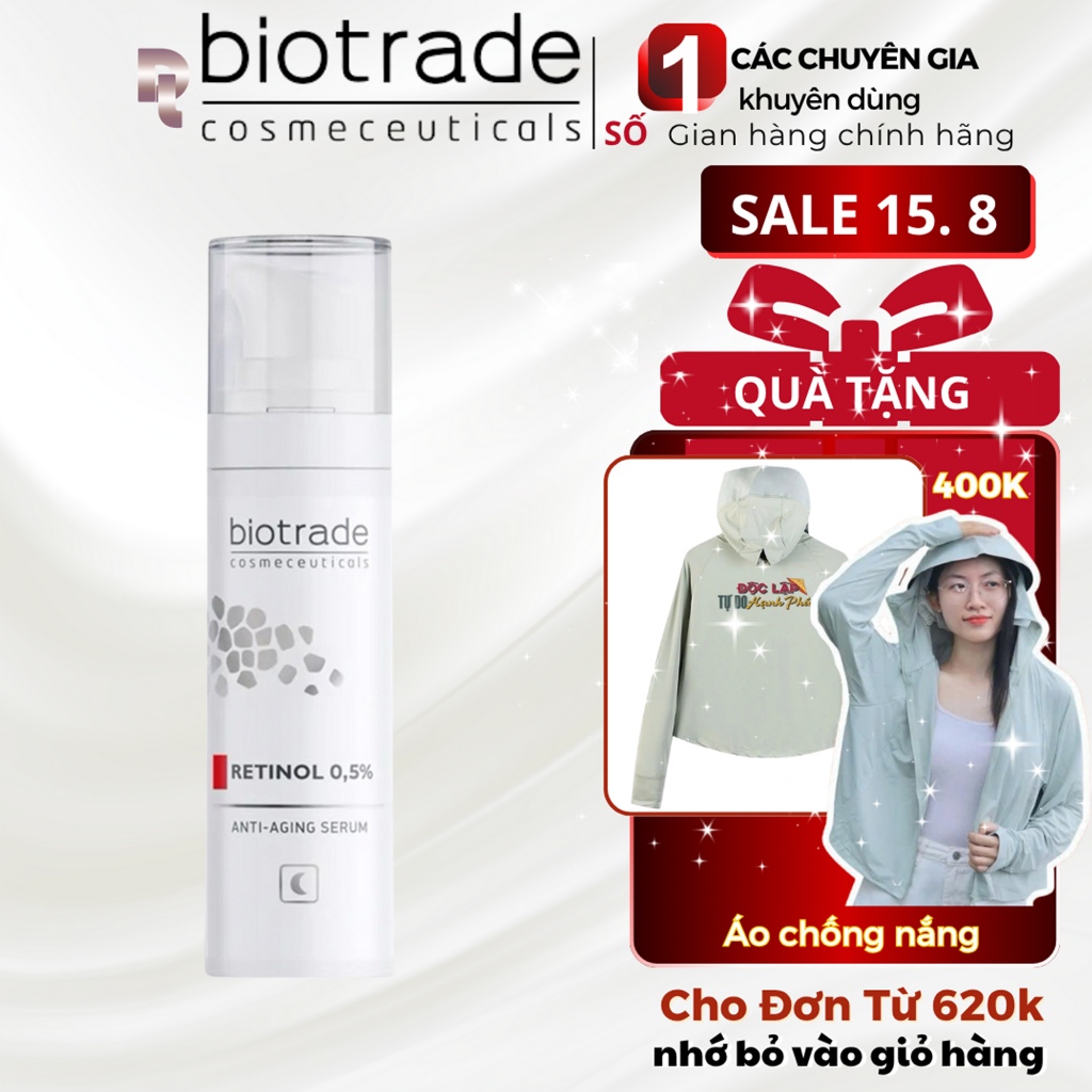 Tinh chất hỗ trợ trẻ hóa Biotrade Retinol 0,5% Anti-Aging căng bóng ...