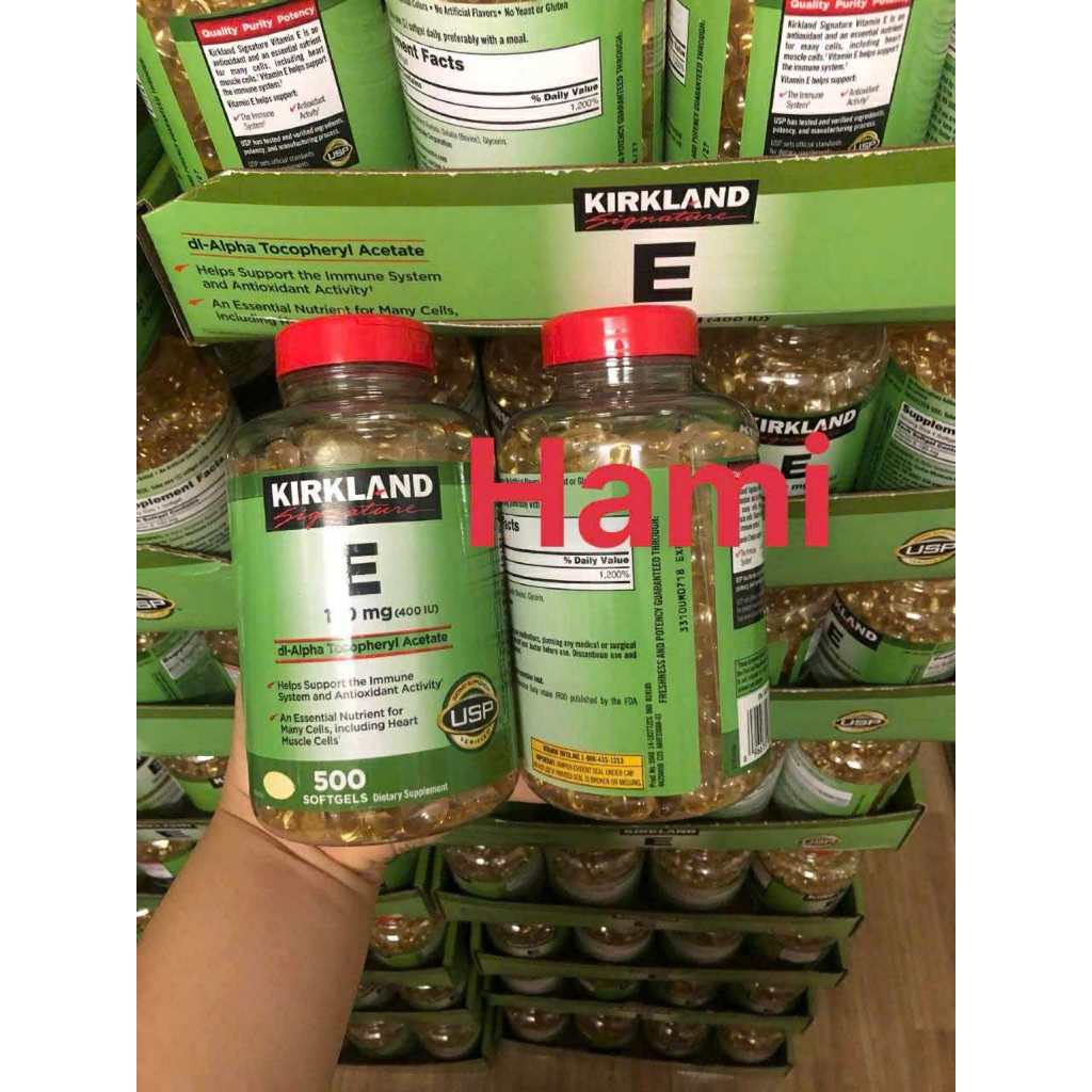 Vitamin E 400 IU 500 Viên Kirkland Của Mỹ, Date 2027 | Shopee Việt Nam