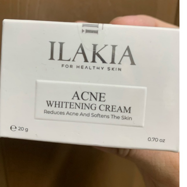 Kem Hỗ Trợ Giảm Mụn, Dưỡng Sáng Da - ILAKIA ACNE WHITENING CREAM 20G ...