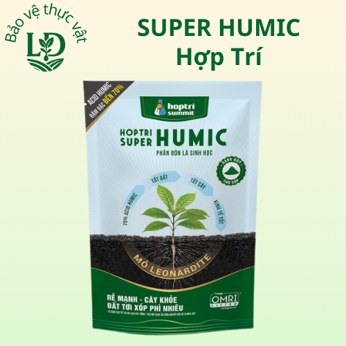 Super Humic công ty Hợp Trí (Dạng bột) Gói 1kg tốt đất khoẻ cây, hạ ...