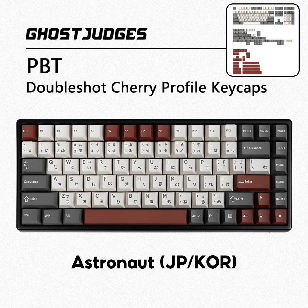 Keycap Ghost Judges - GJ Astronaunt nhựa PBT Doubleshot dành cho bàn ...