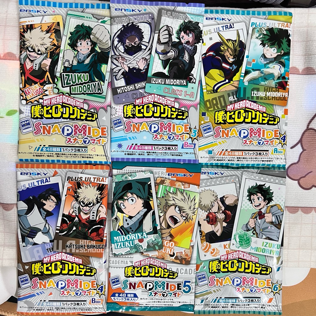 [Có sẵn] My Hero Academia MHA Snap Pack nhân phẩm Snapmide 1 - 3B - 4A ...