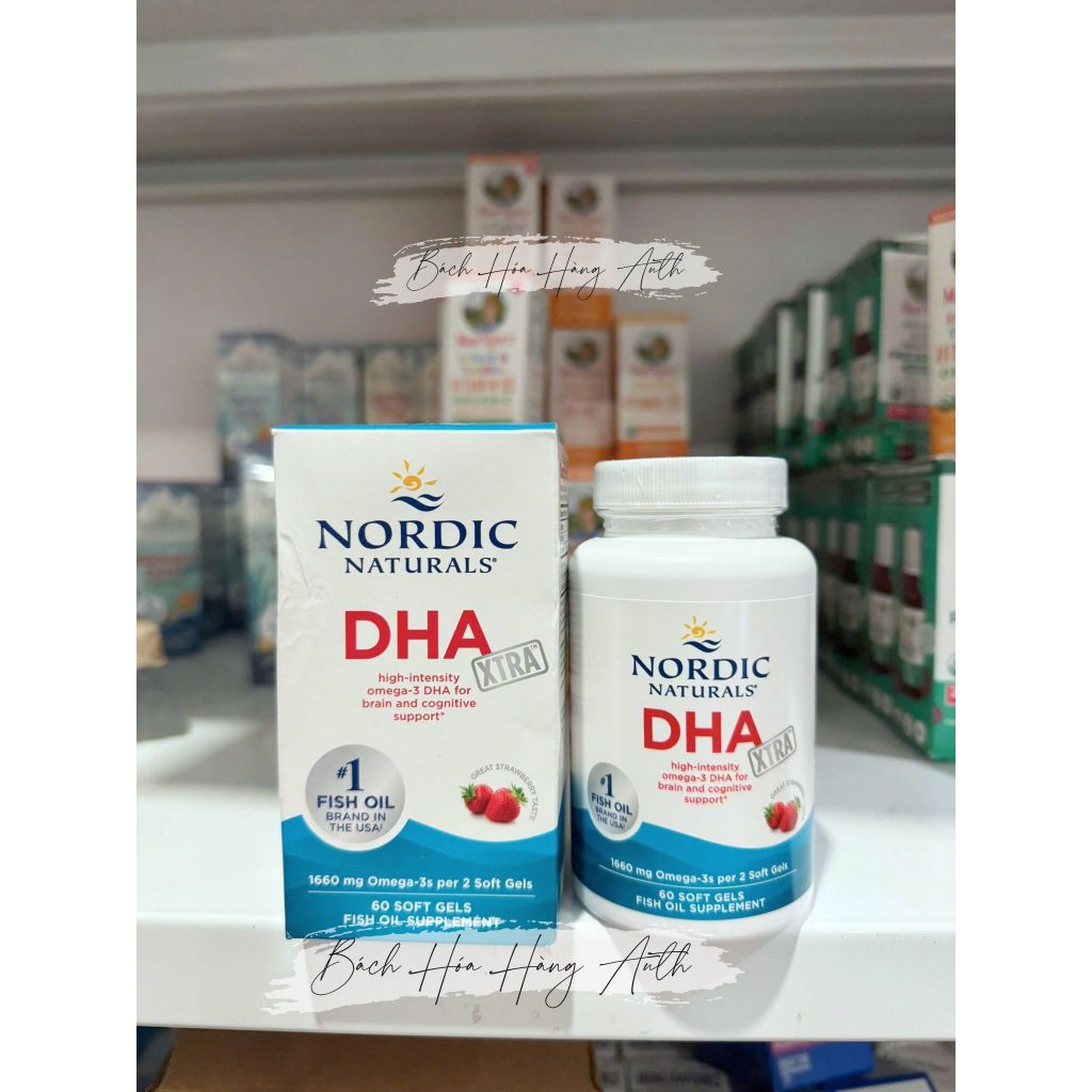[ Hàng Mỹ ] Viên uống bổ sung DHA Omega3 Nordic natural DHA Xtra 1660mg ...