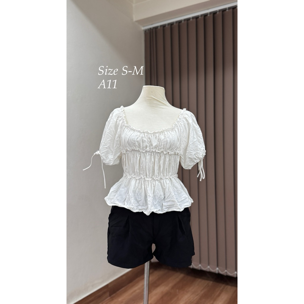 [2HAND] Sơ mi trắng 2hand chất đũi, xô, voan HK {P2} | Shopee Việt Nam
