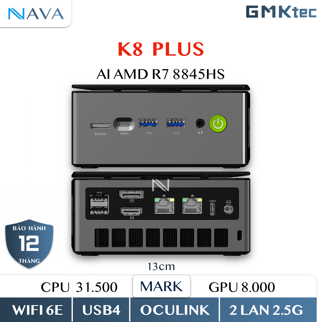 GMKtec K6 / K8 Plus Oculink Ryzen 7 8845HS Nucbox GMK R7 7840HS Máy Tính AMD Gaming Mini PC eGPU ...
