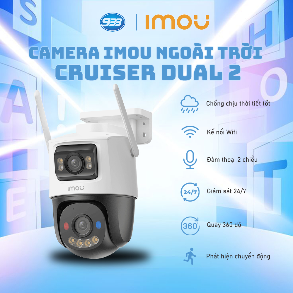 Camera iMOU Cruiser Dual 2 – 10MP, 2 Mắt Quan Sát Toàn Diện, Xoay 360 ...
