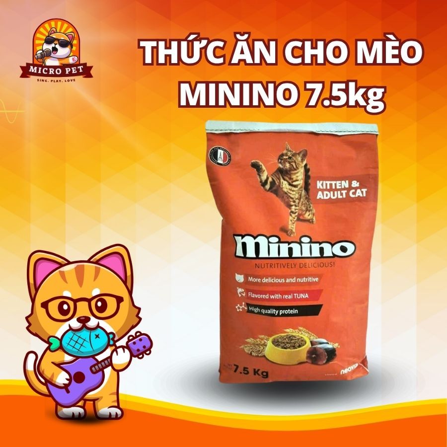 Thức Ăn Hạt Minino Tuna Vị Cá Ngừ, Hạt Cho Mèo Mọi Lứa Tuổi Bao Lớn 7 ...
