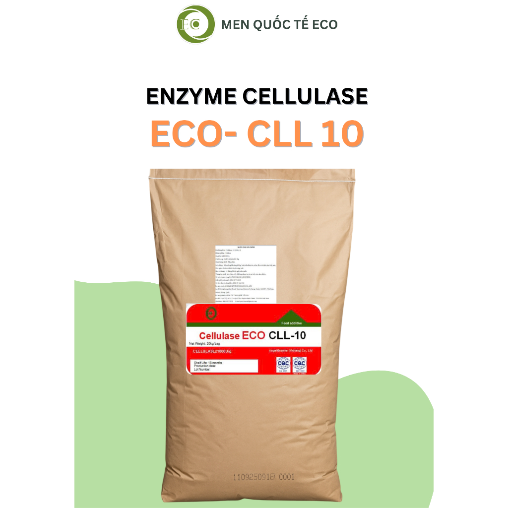 Enzyme CELLULASE ECO - CLL 10 (20kg/bao) | Shopee Việt Nam