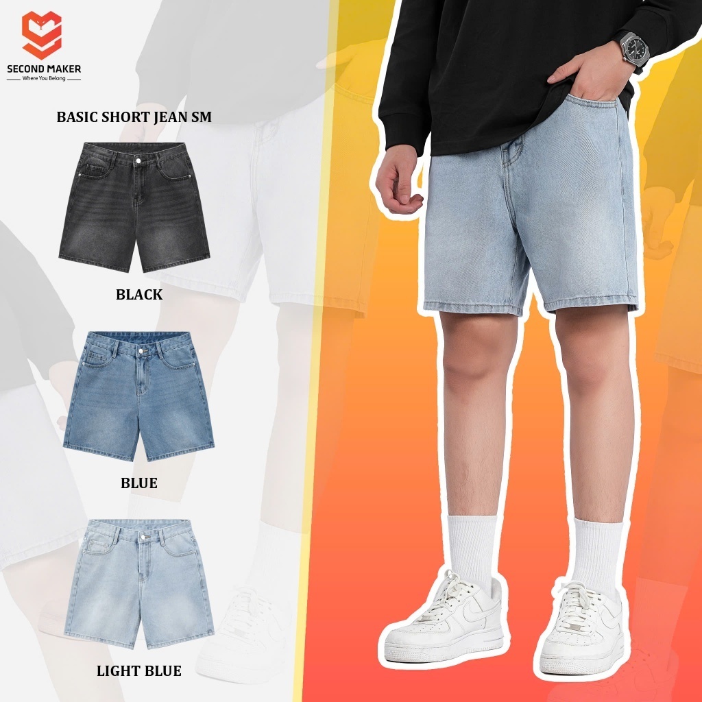 Quần Short nam JEANS cao cấp, trẻ trung, lịch lãm, vải dày đẹp không ...