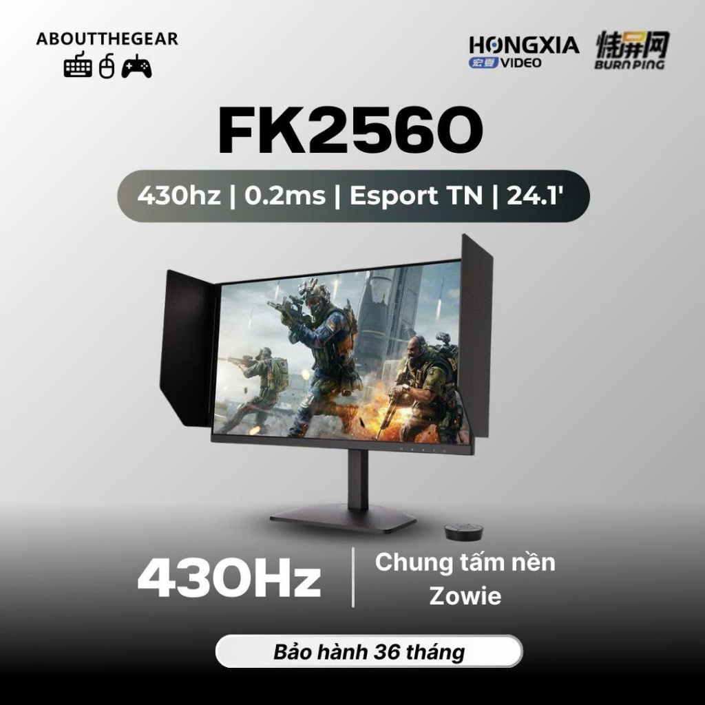 Màn hình Gaming Hongxia FK2560 chuyên game FPS (NEWSEAL-BH 36 THÁNG ...
