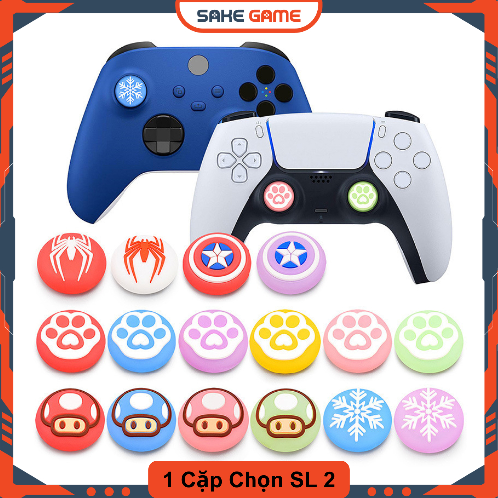 Núm Bọc Analog Tay Cầm PS4 PS5 Xbox Switch Pro Controller Phát Quang ...