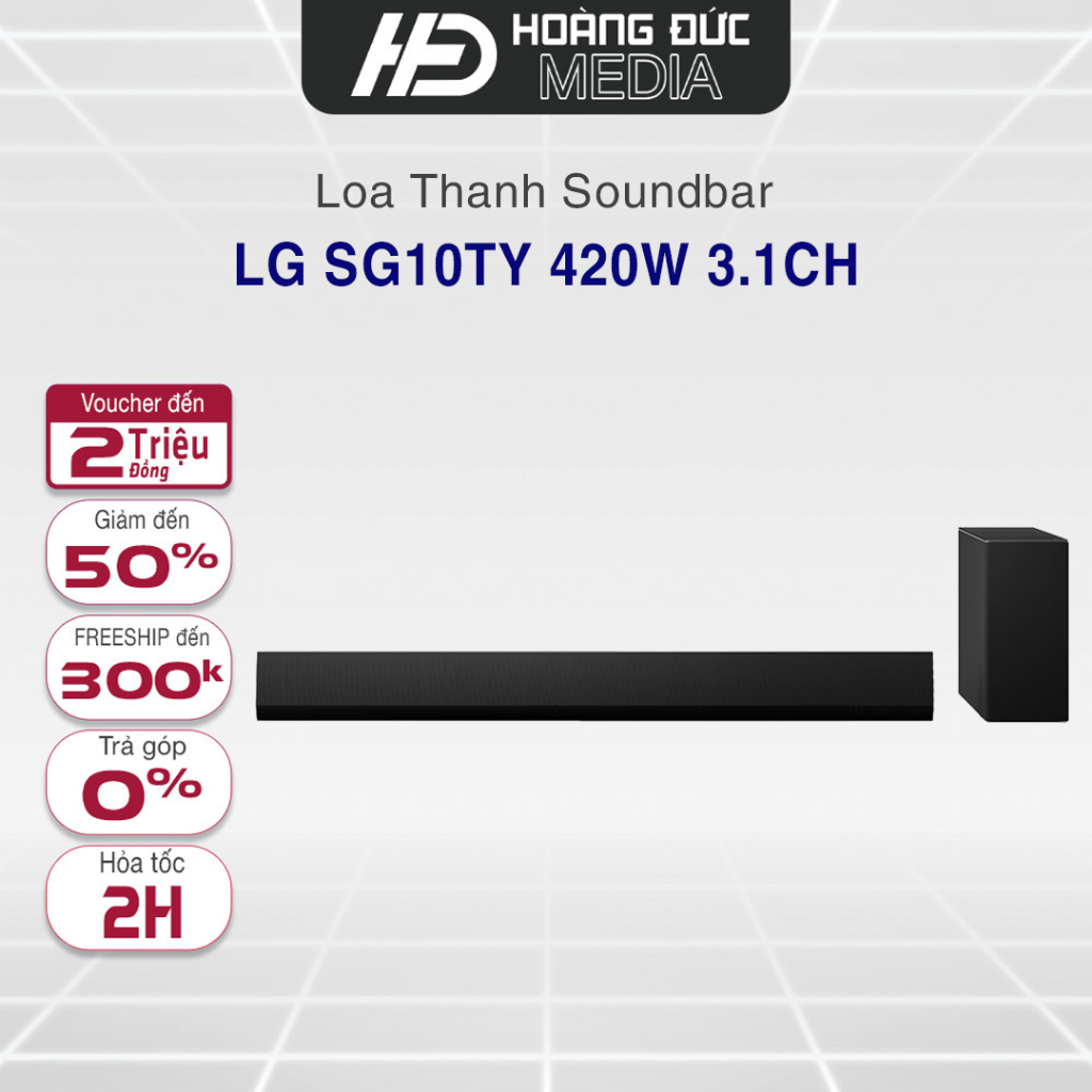 Loa Thanh Soundbar LG SG10TY 420W 3.1ch - Hàng Chính Hãng Bảo Hành 12 ...