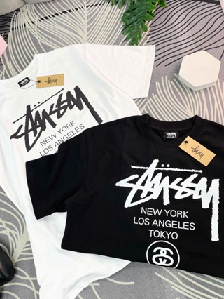 Áo thun Stuzy mẫu Hot thời trang nam nữ form rộng chất liệu cotton co ...