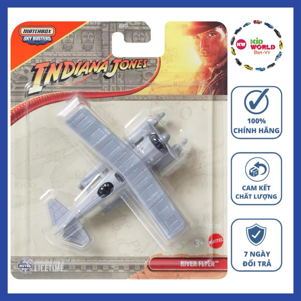 Máy bay mô hình Matchbox Sky Busters Series Indiana Jones River Flyer ...