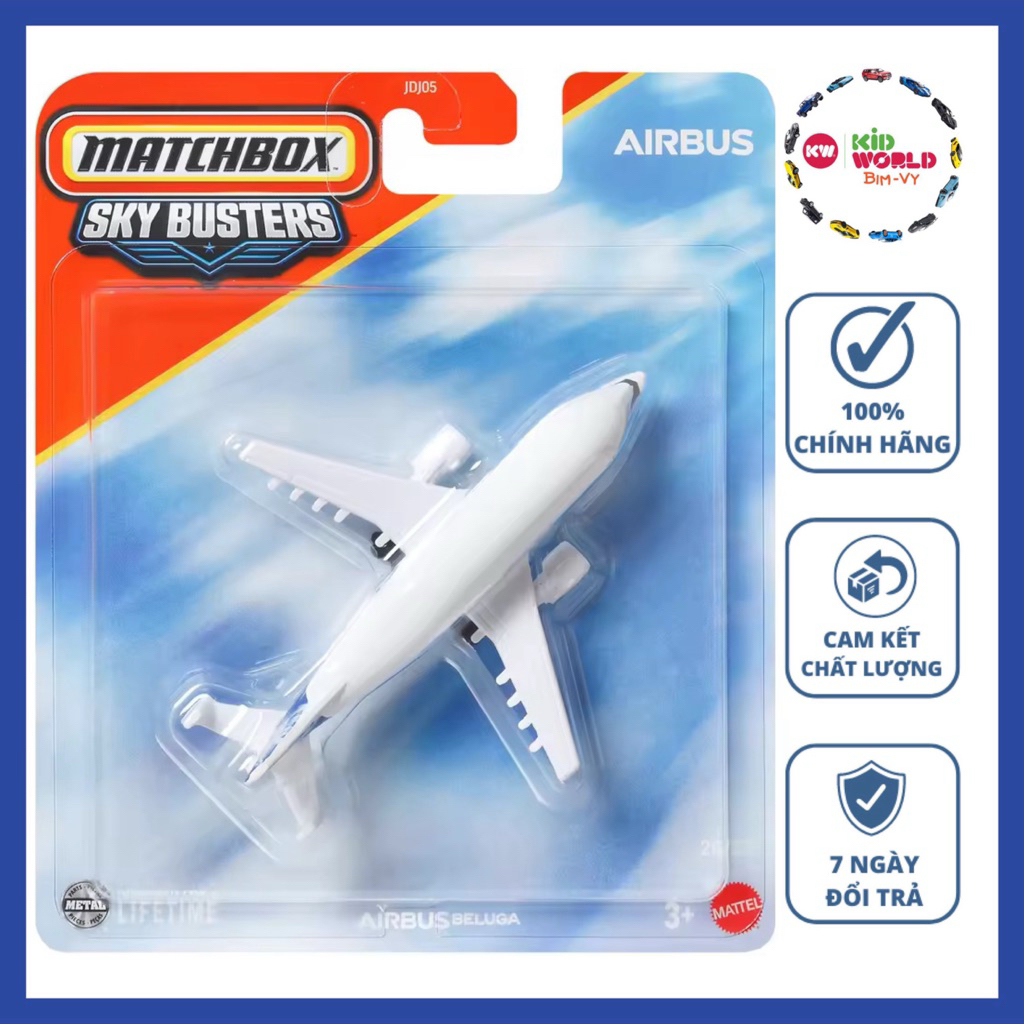 Máy bay mô hình Matchbox Sky Busters Series Airbus Beluga HVM54 ...