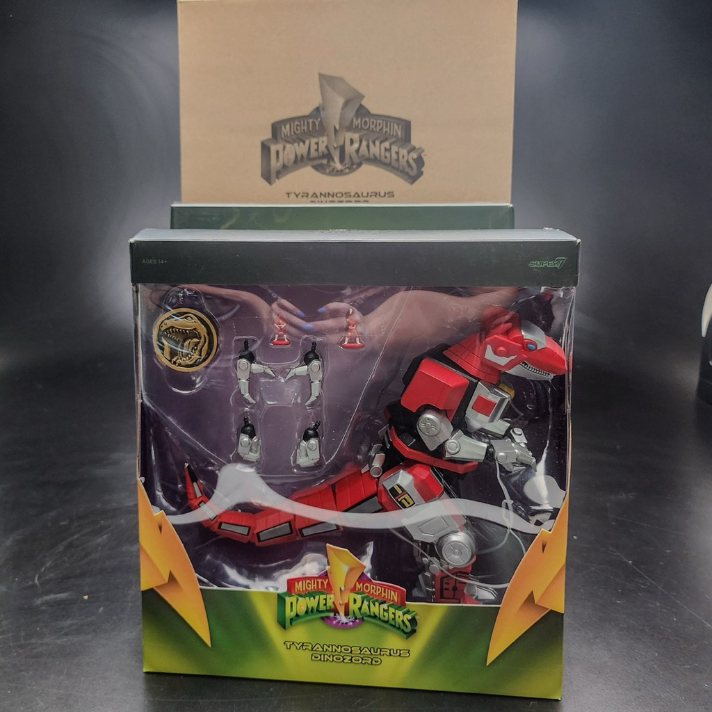 Mô hình Super7 Power Rangers MMPR Ultimates Tyrannosaurus Rex Dinozord ...