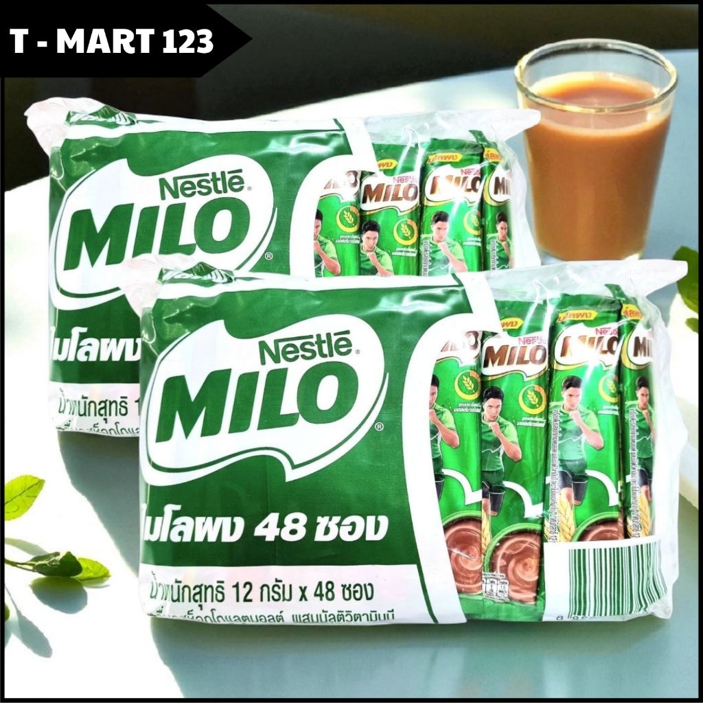 MILO HÒA TAN THÁI LAN BỊCH 48 GÓI, THỨC UỐNG NGON BỔ DƯỠNG | Shopee ...