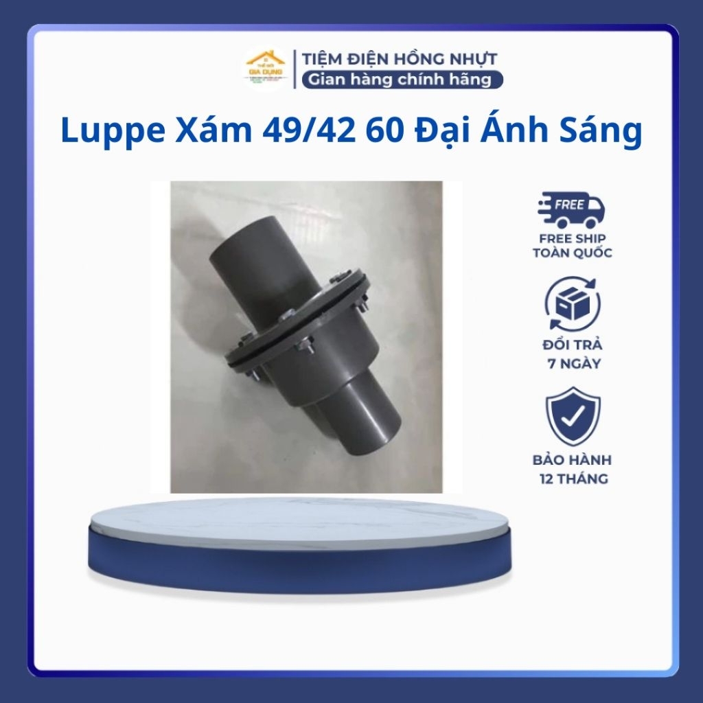 Luppe Nhựa Xám 49/42 60 6 Ốc 8 Ốc Đại Ánh Sáng Hàng Chính Hãng ( Đổi ...
