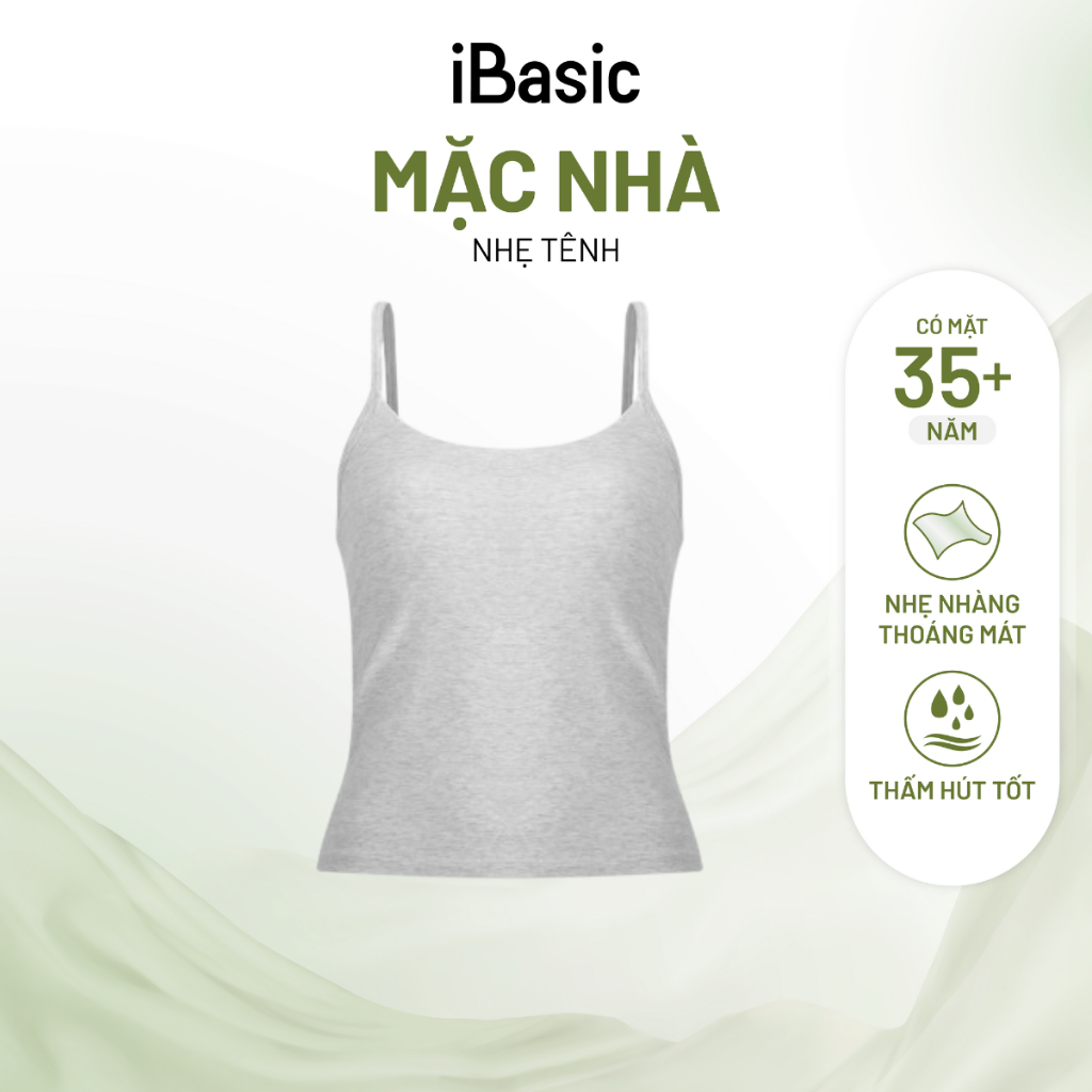 Áo thun mặc nhà nữ iBasic Cami top cotton USA kháng khuẩn HOMY044T ...