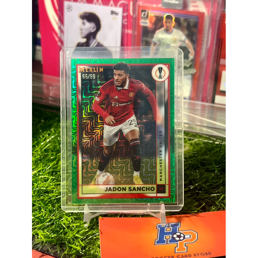 Thẻ bóng đá Jadon Sancho /99 Topps Chrome Merlin 2022/23 | Shopee Việt Nam