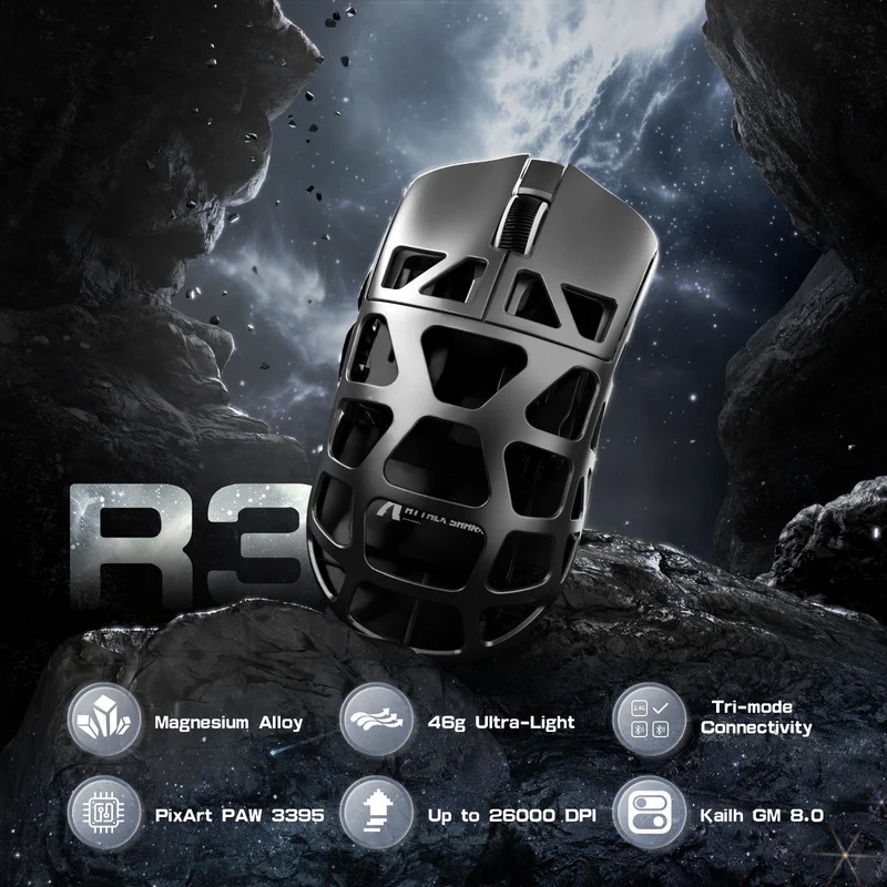 CHUỘT GAMING KHÔNG DÂY ATTACK SHARK R1 / R2 / R3 / R5 ULTRA / R6 ...
