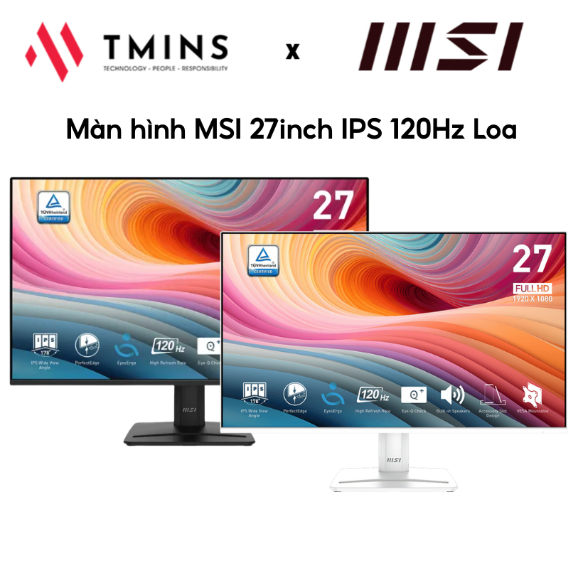 Màn hình MSI PRO MP275 E2 (27"/120Hz/FHD/1Ms/có loa) - hàng chính hãng ...