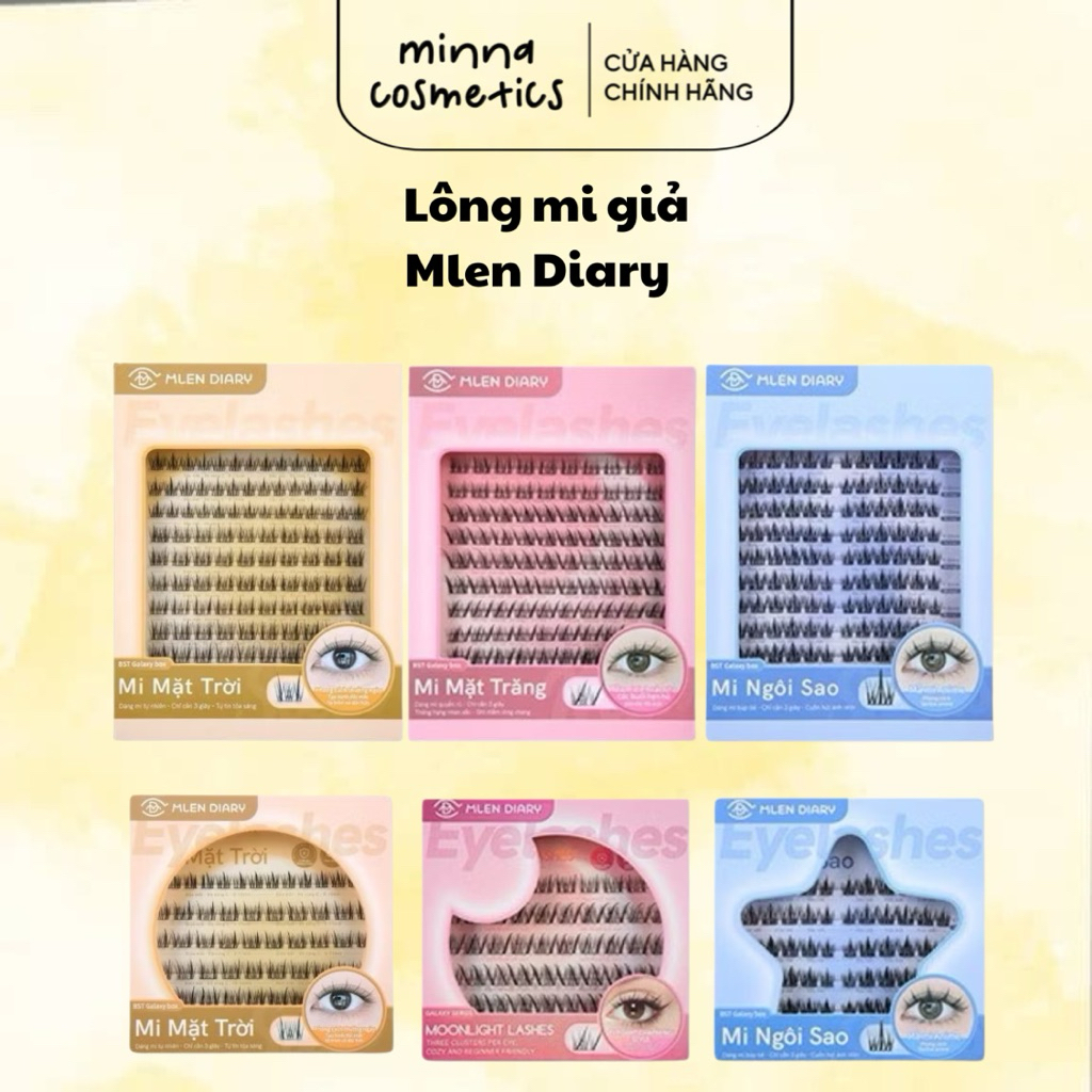 [Mlen Diary] Lông Mi Giả MLEN DIARY (không tự dính) | Shopee Việt Nam