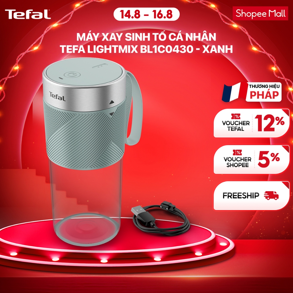 Máy xay sinh tố cá nhân Tefal LightMix BL1C0430- Xanh | Shopee Việt Nam