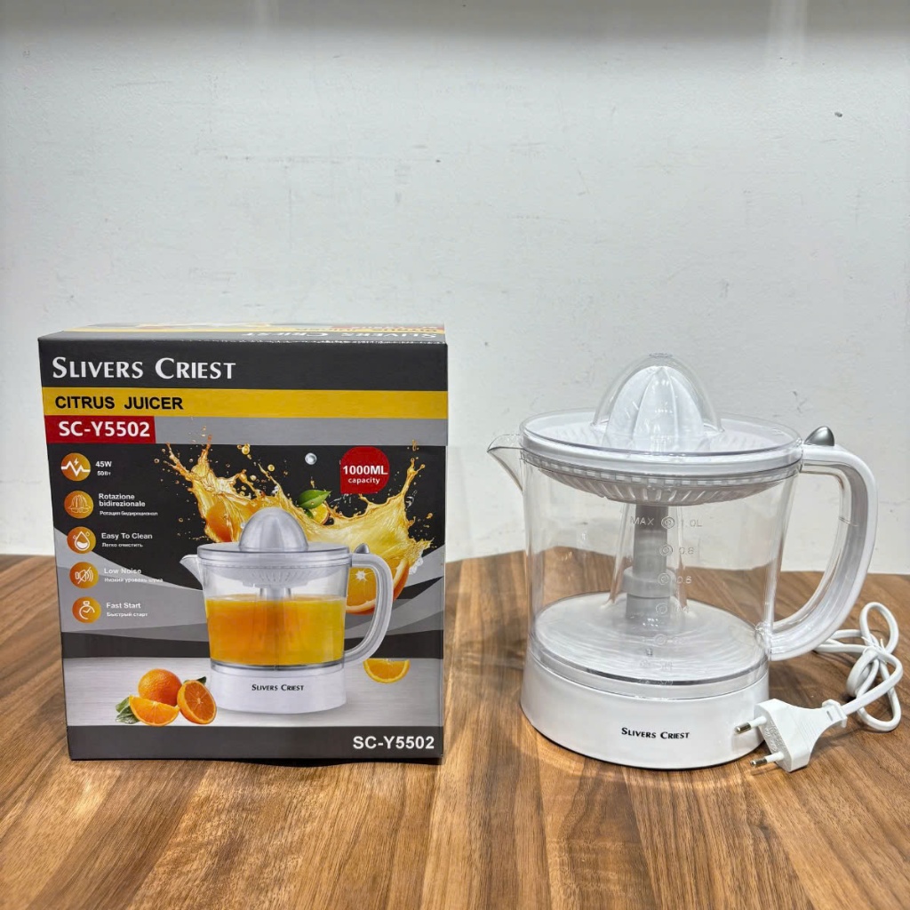 Máy vắt cam Slivers Criest công suất 45W, dung tích 1 Lít, màu trắng ...
