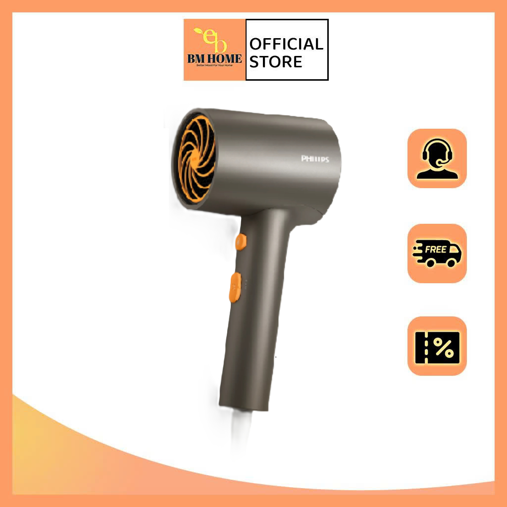 Máy sấy tóc Philips series 3000 BHD321/00, công suất 1600W, bảo hành 2 ...