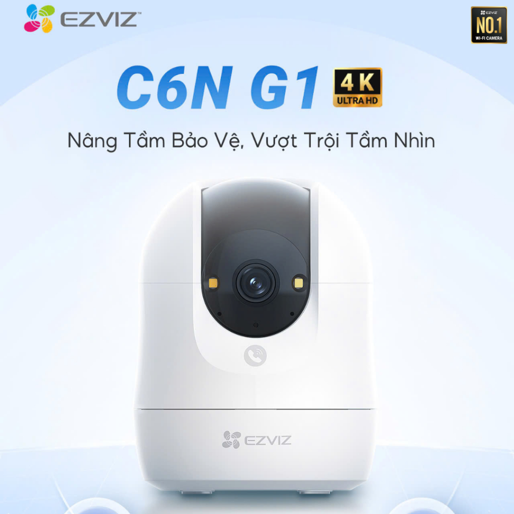 Camera Wifi EZVIZ C6N G1 4K 8MP/C6N G1 3K 5MP/H6C G1 4K 8MP/H6C G1 3K 5MP Xoay 360 Độ, Xoay Dọc ...