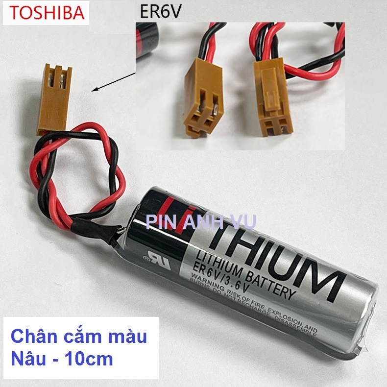 Pin ER6V 3.6V Toshiba (ER6V) Nuôi Nguồn PLC Hàng Nhập Khẩu Gói 1 Viên ...