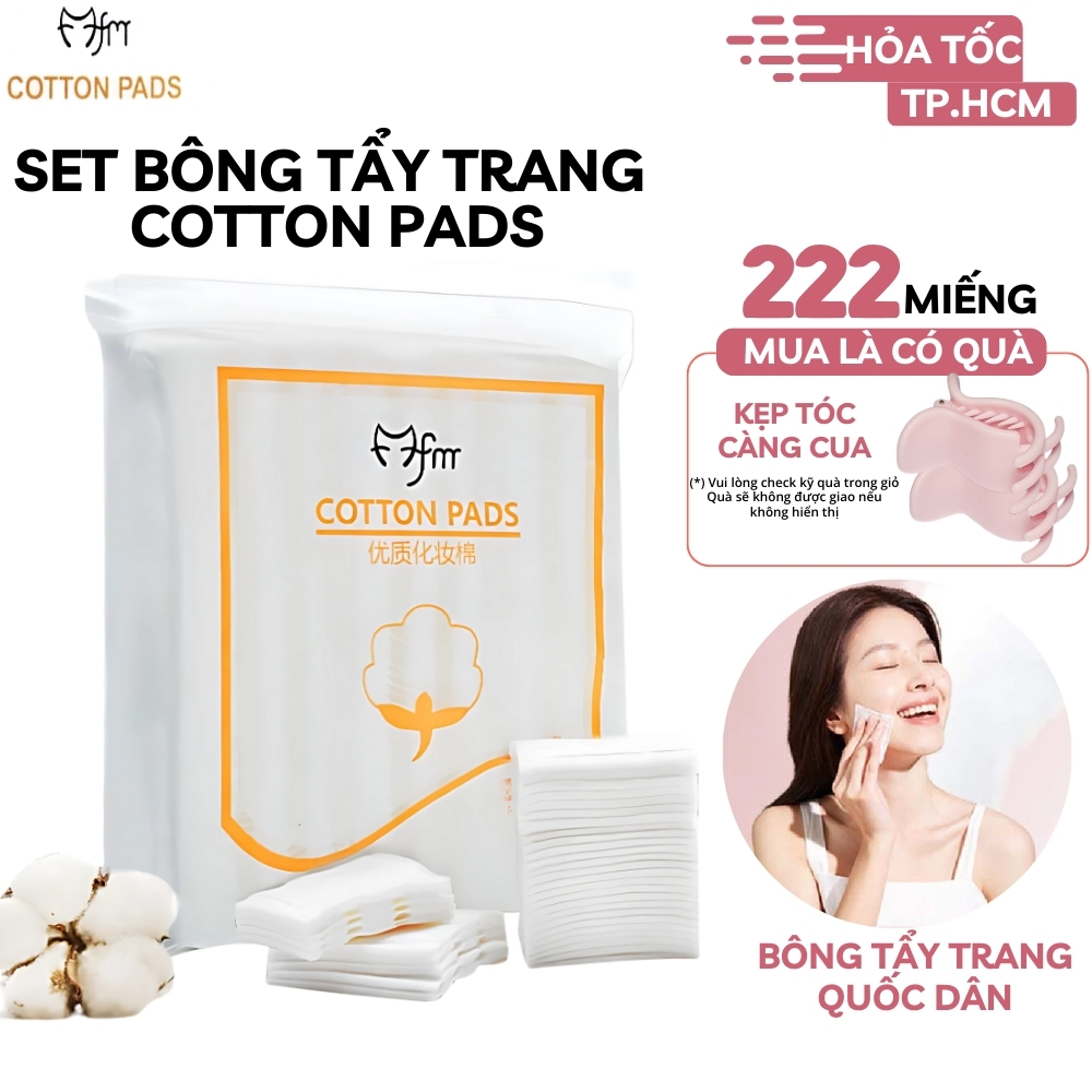 Bông Tẩy Trang Mèo Cotton Pads 222 Miếng Tiện Dụng, 3 Lớp Mềm Mịn Không ...
