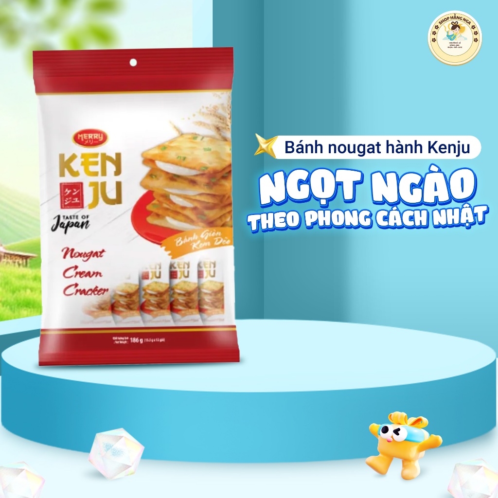 Bánh Quy KENJU NOUGAT KEM DẺO RICHY Gói 186g, Vị Nhật Bản | Shopee Việt Nam