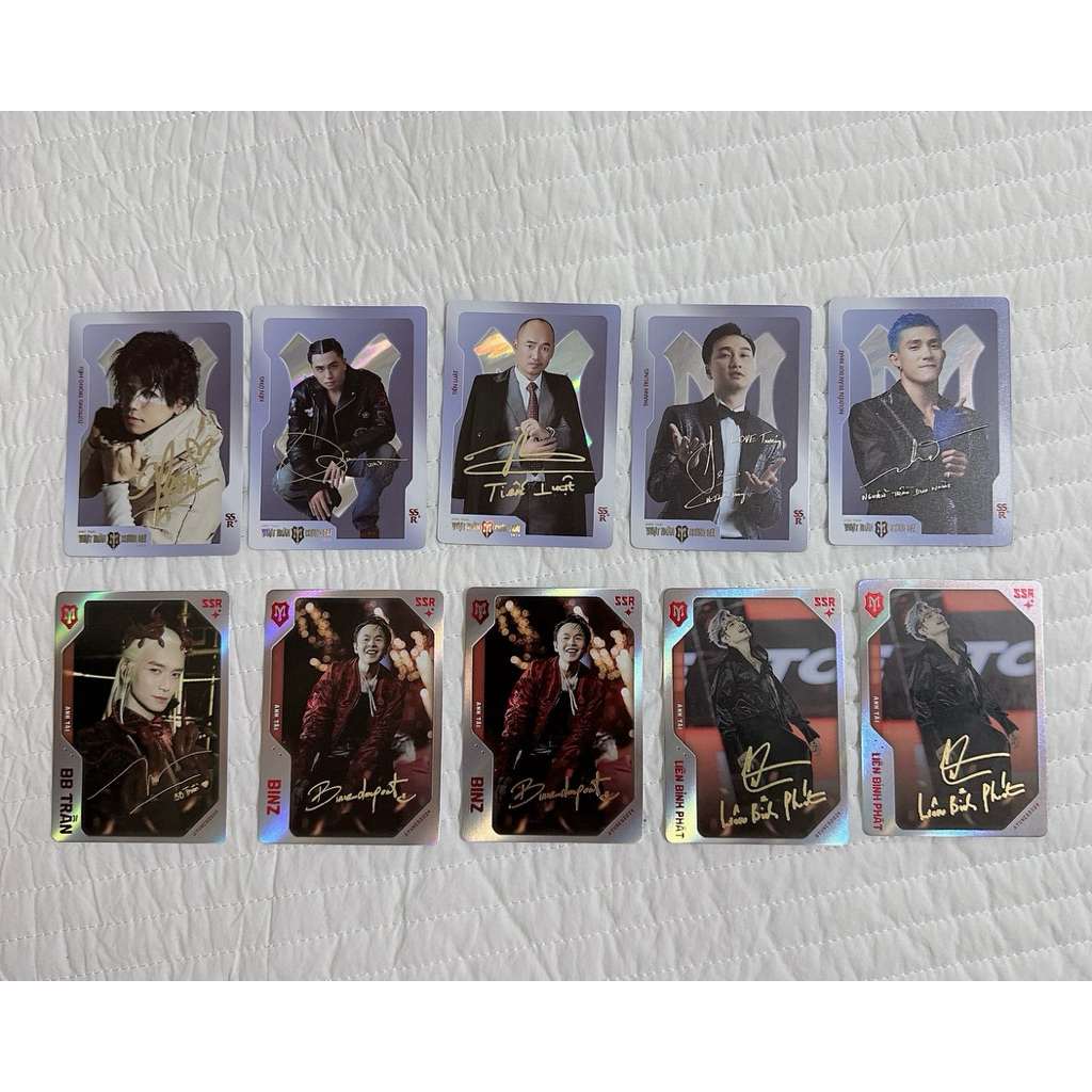 Thẻ SSR v3 + v4 ATVNCG , card SSR chữ kí các anh tài | Shopee Việt Nam