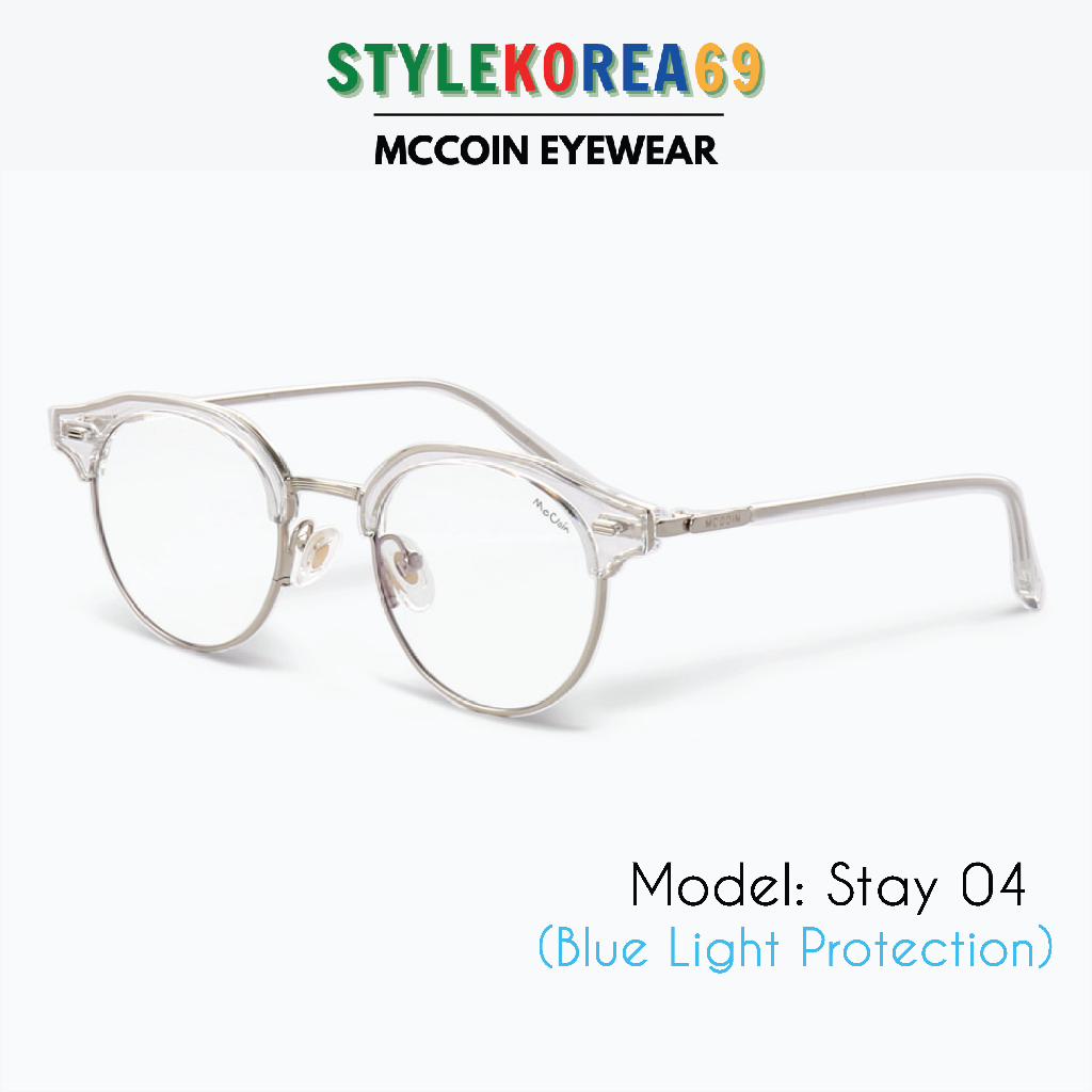 [MCCOIN Stay 04] Kính Mccoin Stay 04 chống ánh sáng xanh, chống UV mẫu ...