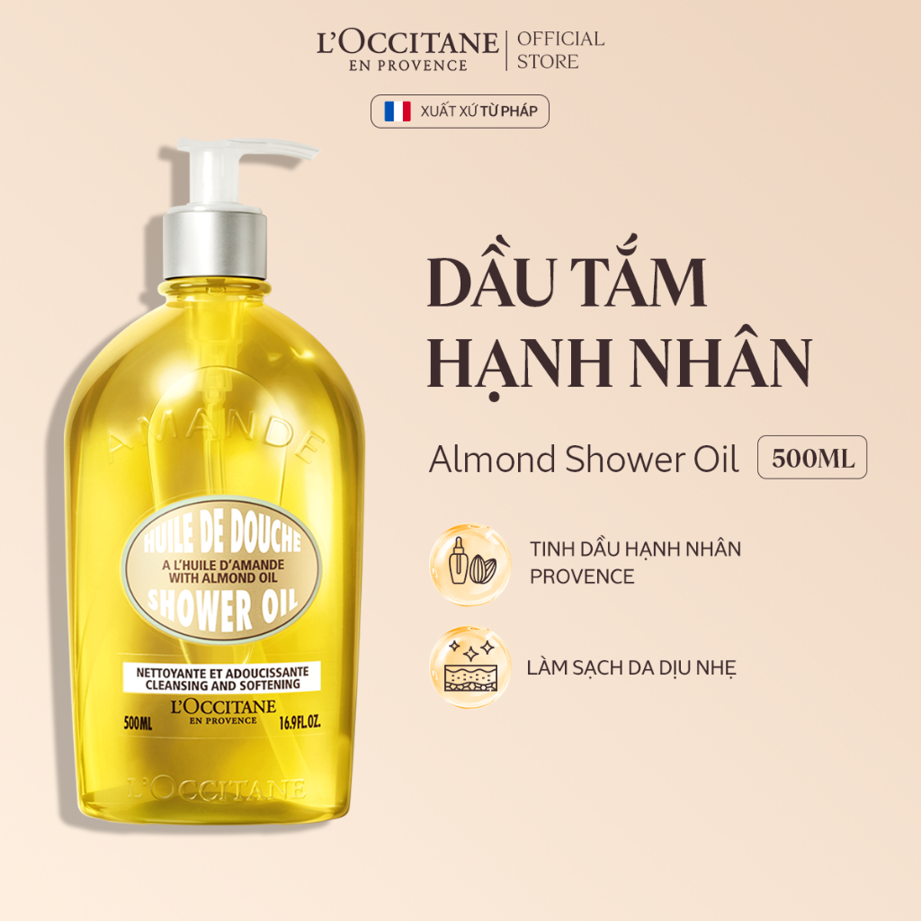 [LIVE] Dầu Tắm Hạnh Nhân L'Occitane Almond Shower Oil 500ml | Shopee Việt Nam