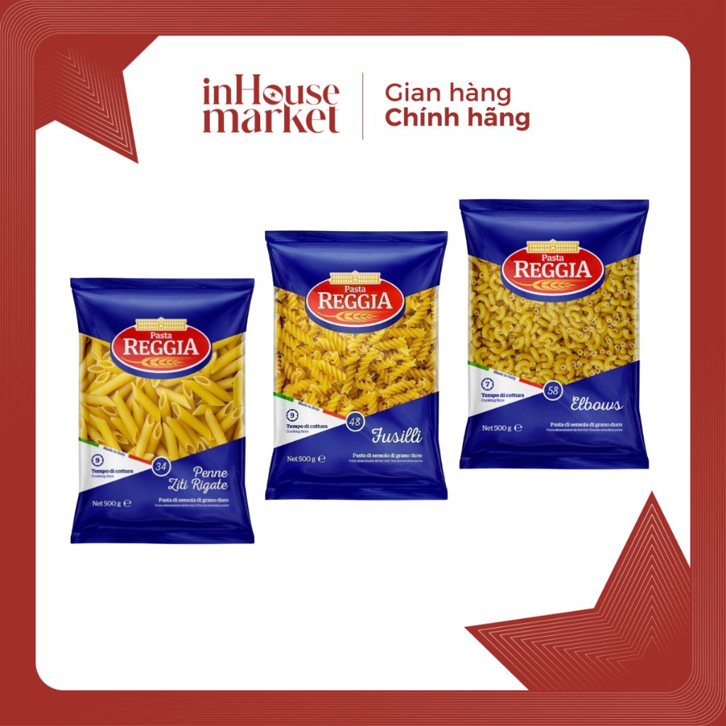 Nui Ý Reggia – Pasta nhập khẩu chính hãng từ Ý - 500gr | Shopee Việt Nam