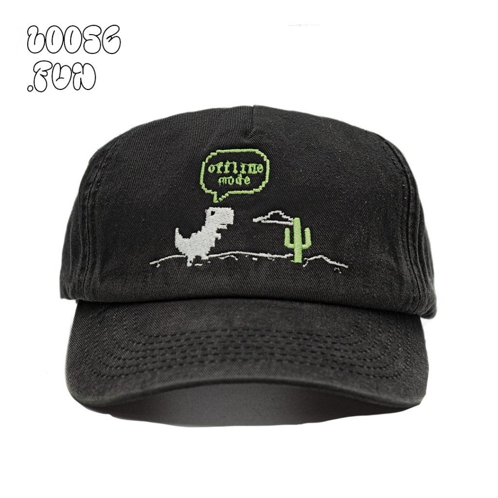 Mũ Bóng Chày Xám Wash Offline Mode | Loose.fun | 258 | Shopee Việt Nam