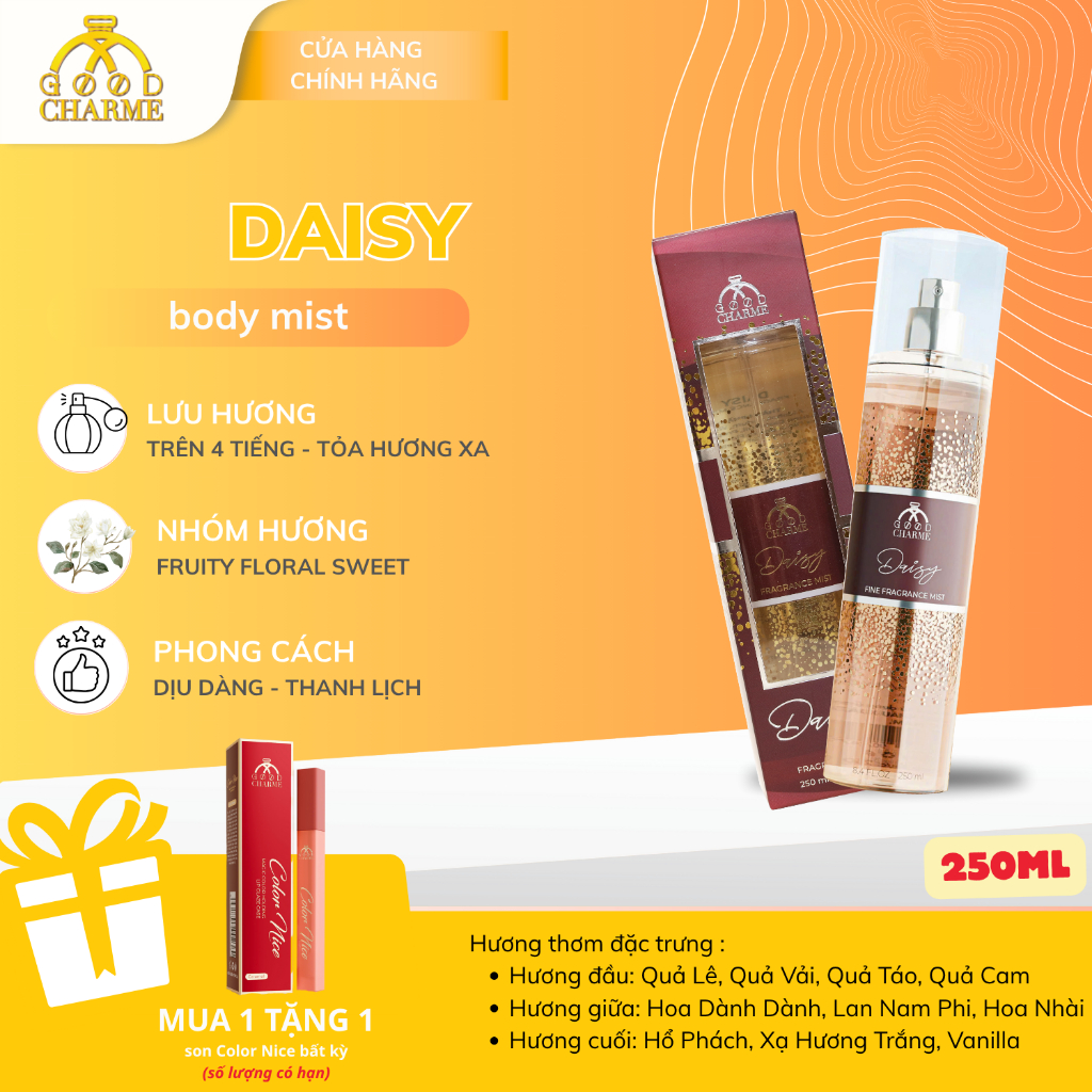 BodyMist Xịt Thơm GoodCharme Daisy Cho Nữ Mùi Hương Thanh Lịch Tinh Tế ...